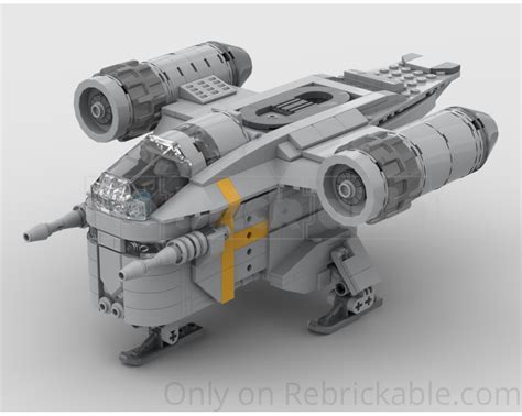 Lego Moc Midi Scale Razor Crest By Aachthor Rebrickable Build With Lego
