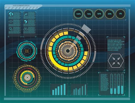 Premium Vector Hud Elements