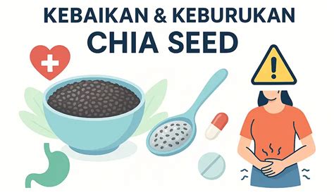 6 Kebaikan Dan Keburukan Chia Seed