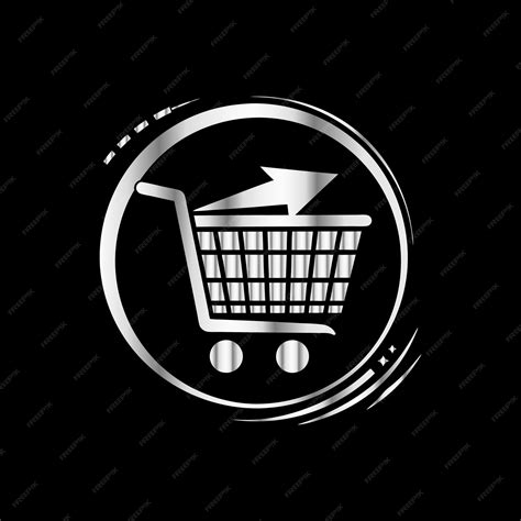 чёрный фон с белым логотипом и чёрным фоном с белой стрелкой указывающей вверх Премиум векторы