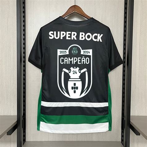 202425 Sporting Cp Lisbon Home Jersey Champions S 4xl Campeões