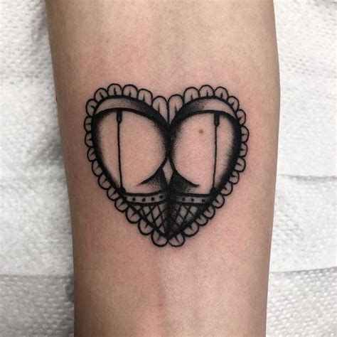 Heart Buttocks Tattoo • Tattoodo