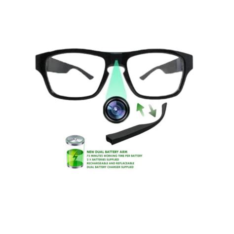 1080p Spy Glasses With Hidden Camera Best Body Worn Cams