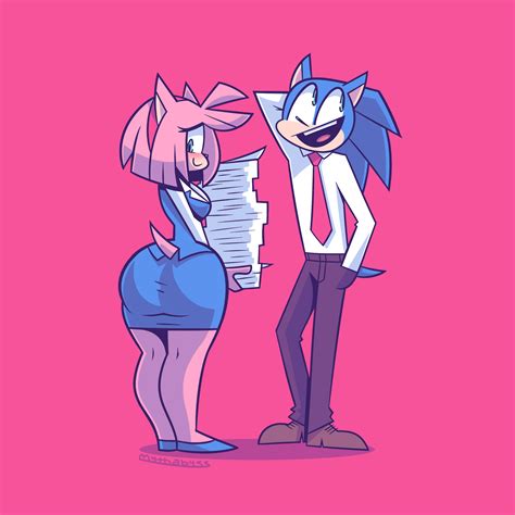 Sonamy Office By Mythabyss On Newgrounds