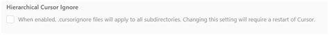 Hierarchical Cursor Ignore Discussions Cursor Community Forum