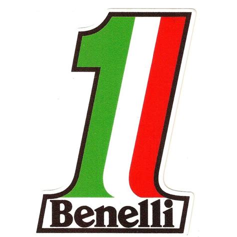 Benelli Number One Laminated Decal Cafe Racer