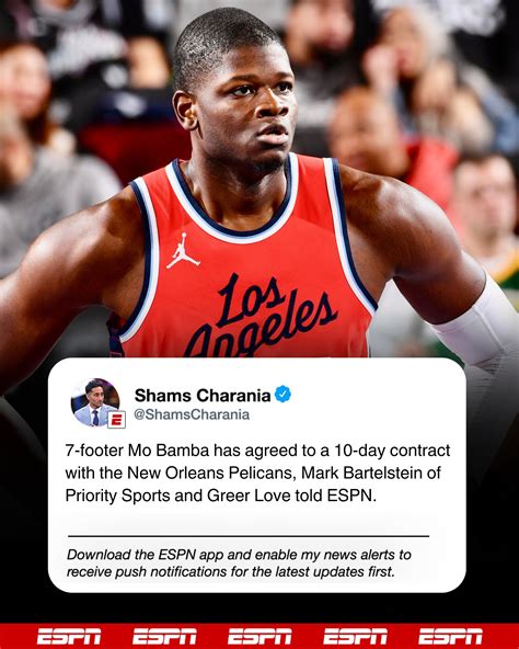 Shams Charania Mark Bartelstein Of Prioritysports To Espn On Client