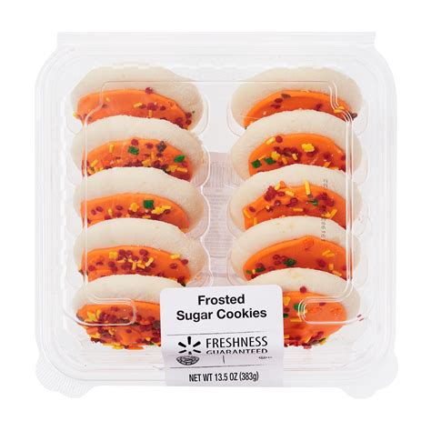 Freshness Guaranteed Harvest Orange Frosted Sugar Cookies 135 Oz 10