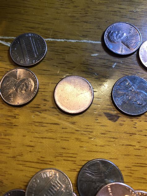 Found A Completely Blank Penny While Role Searching Are They Rare Rcoins