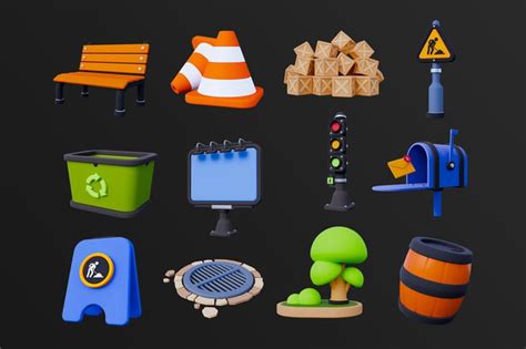 Traffic Sign 3d Icon Objects Ft Traffic And Billboard Envato