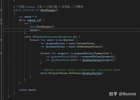The Database Operation Was Expected To Affect 1 Rows But Actually Affected 0 Rows 解决乐观并发 知乎