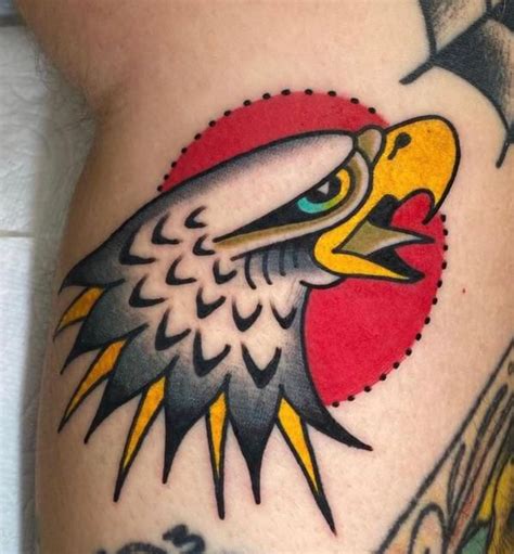 American Traditional Eagle Tattoo Flash