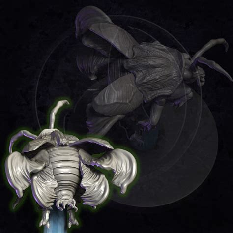 3d Printable Radioactive Roaches Post Apocalypse Insect Assortment By