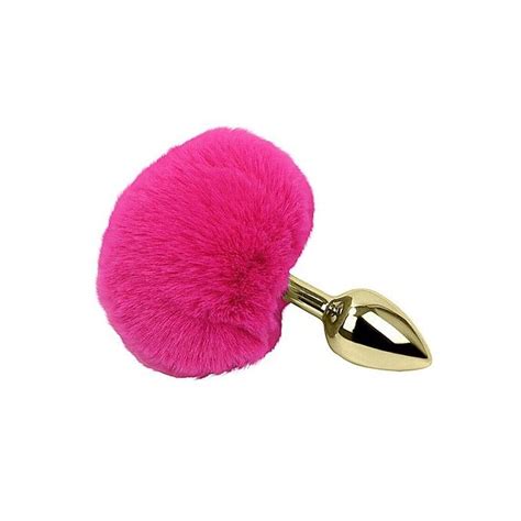 Shop General Noble Metal Anall Plugg Tail Rabbit Tail Buttplugg Anall Sex Toys Anall Tail Plug