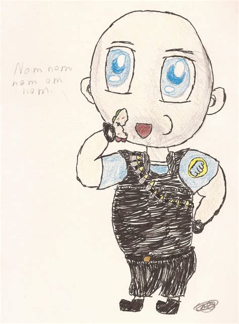 Heavy Weapons Guy Chibi By Cobaltbrony On Deviantart