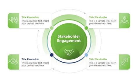 Stakeholder Engagment Slide With Creative Diagram Slidemodel