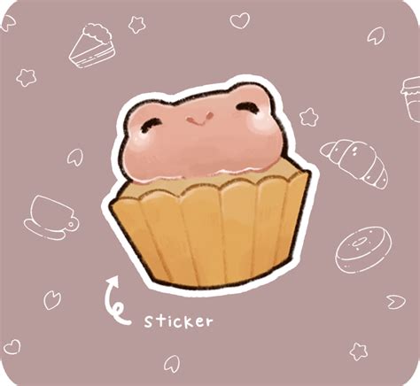 Squish Cupcake Sticker Allicohs Ko Fi Shop