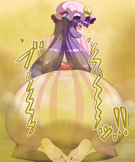 おならけい 【謹賀新年】初屁の出『着物パチュリー』放屁＆着衣脱糞アニメ