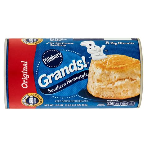 Pillsbury Grands Southern Homestyle Original Big Biscuits 8 Count 16 3 Oz Fairway