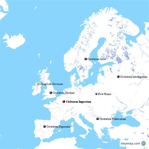 Stepmap The Almighty Caesar Landkarte Für Europe