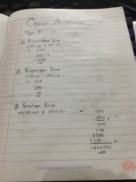 Operasi Aritmatika