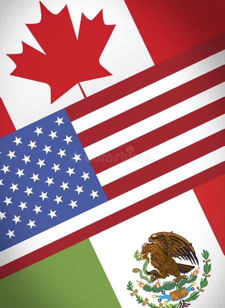 Usa Mexico Flag Together Stock Illustrations 233 Usa Mexico Flag