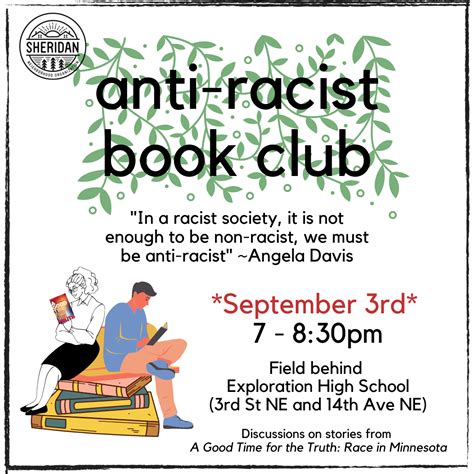 Anti Racist Book Club — Sheridan Neighborhood Organization