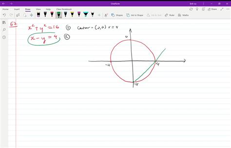 solved graph both equations in the same rectangular coordinate system