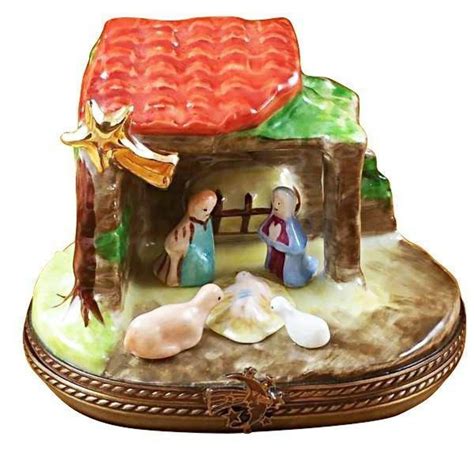Mini Manger Scene Limoges Box Limoges Box Porcelain Figurine
