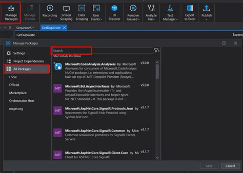 Uipath Activities Can Download In Manage Package Activities Uipath