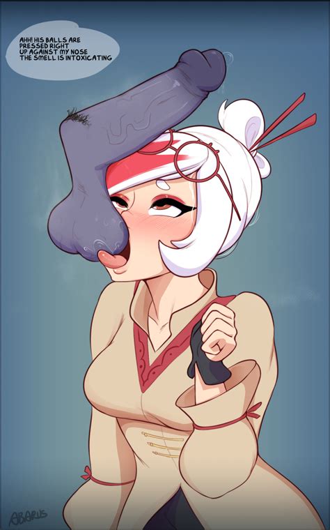 Rule 34 Abarus Age Of Calamity Backsack Balls Balls On Face Blowjob