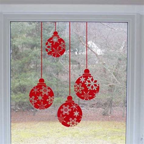 Christmas Window Decals Etsy