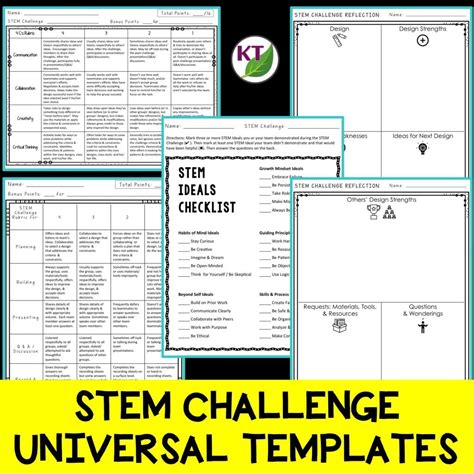 Universal Stem Challenge Templates Stem Challenges