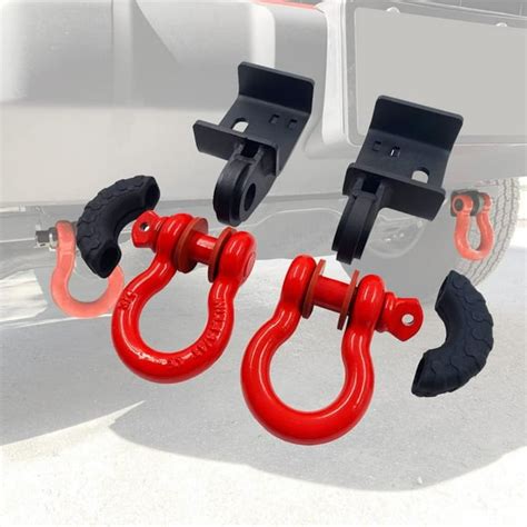 Elitewill Front Demon Tow Hook Bracket With 3 4in Shackle Fit For Toyota Tacoma 2009 2021