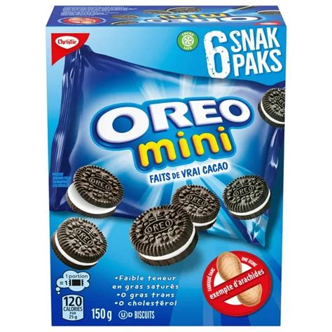 Oreo Mini Original Chocolate Sandwich Cookies Snack Pack 150g Bulk Mart