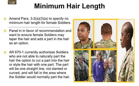 Military Haircut Regulations For Women