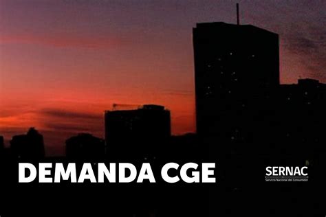 Sernac Presenta Demanda Colectiva Contra Cge Tras Nollegar A Acuerdo En