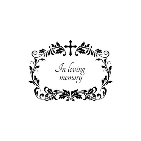 In Loving Memory Clip Art