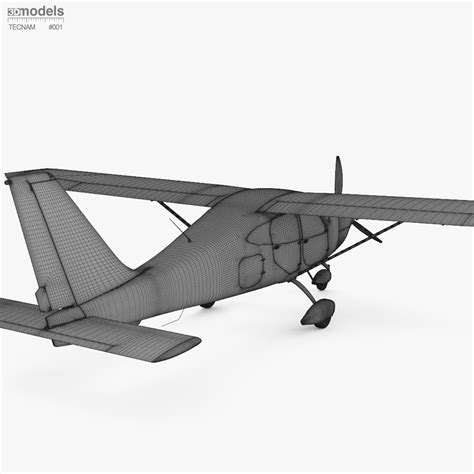 Tecnam P2010 3d Model Download Light Aircraft On