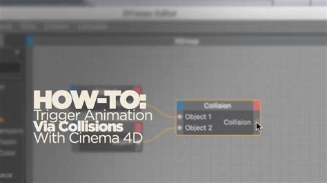 Create Animation Triggered By Collision In Cinema 4d Lesterbanks