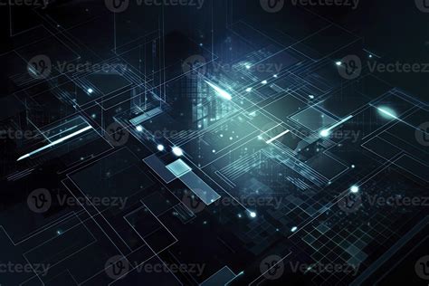 Abstract Technology Big Data Background Concept Artificial
