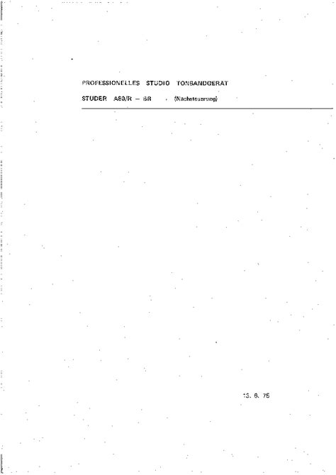 Studer A80 R Modifi Service Info Service Manual Download Schematics