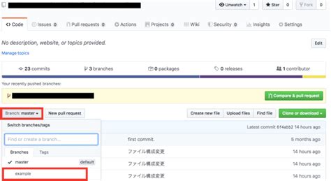 【git】新規作成したブランチをgithubリポジトリへ反映する Points And Lines