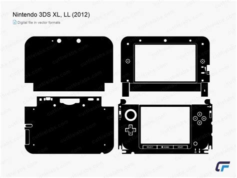 Nintendo Switch Oled 2021 Cut File Template Cutfilelabs