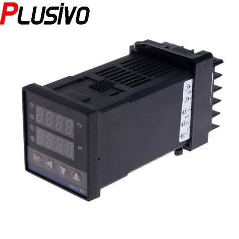 REX C100FK02 V AN Temperature Controller K Type Input Solid State Relay Output Plusivo