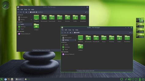 Bodhi Green Enlightenment 0 25 Icon Set And Gtk Theme Kde Store