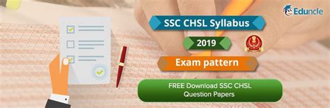 SSC CHSL 2019 Syllabus Exam Pattern Tier I II III