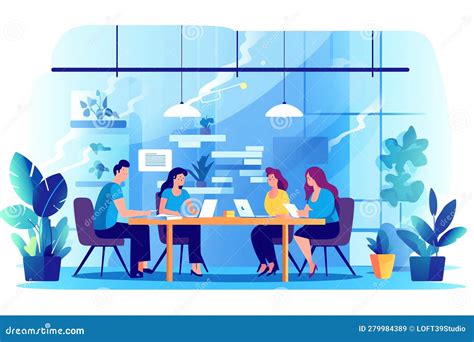 Generative Ai Business Hierarchy Company Structure Concept Business