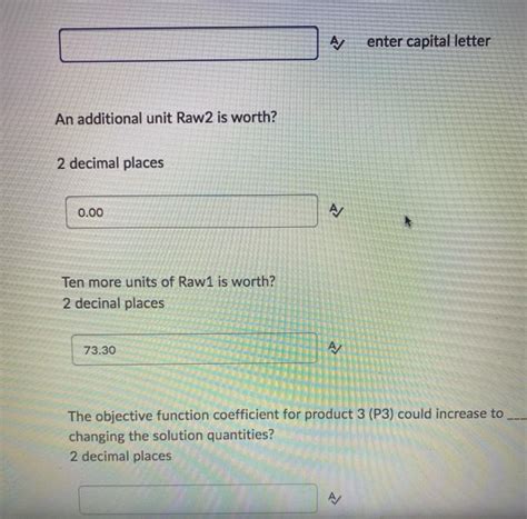 Solved Variable Cells Final Reduced Objective Allowable