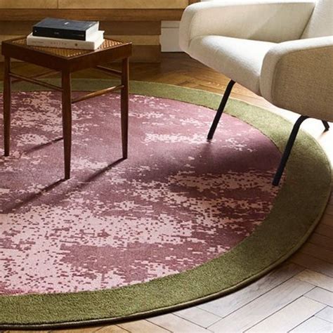 Contemporary Rug Orbit Besana Moquette Iridescent Round